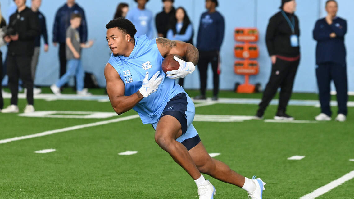 NFL Draft: Why Cedric Gray switched from WR to LB at UNC | Charlotte ...