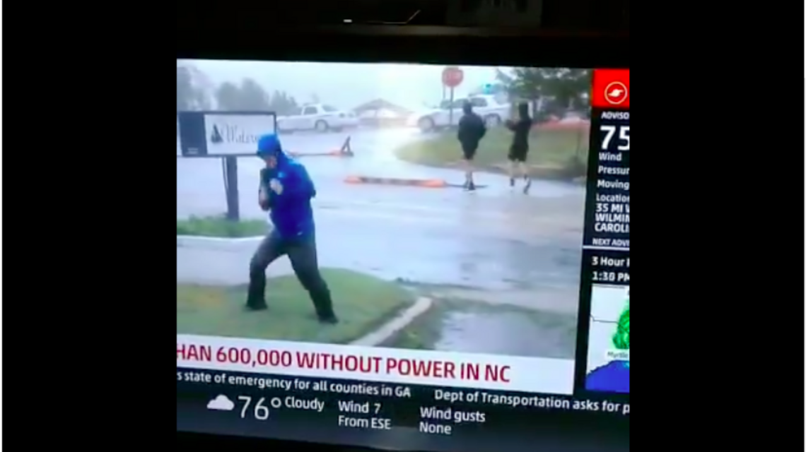 Weather Channel defends reporter bracing against wind in video ...
