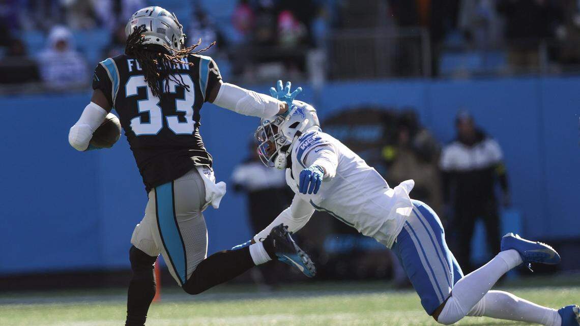 Panthers pump up NFL playoff hopes with 37-23 win over Lions ...