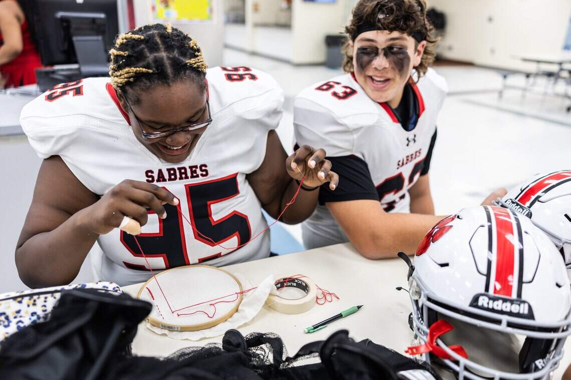 Meet South Meck football player Yazmine Beverly | Charlotte Observer