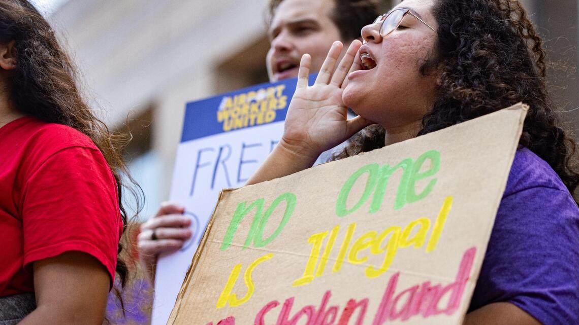 Charlotte NC rally protests ICE raids, David Huerta arrest | Charlotte ...