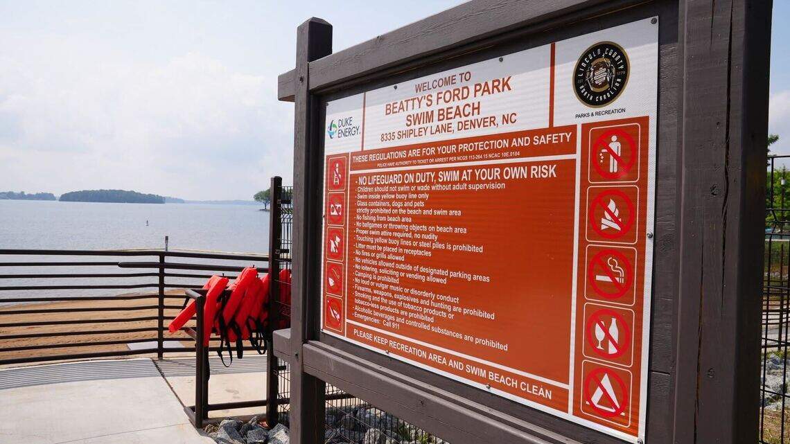 New public swim beach opens in Charlotte area on Lake Norman ...