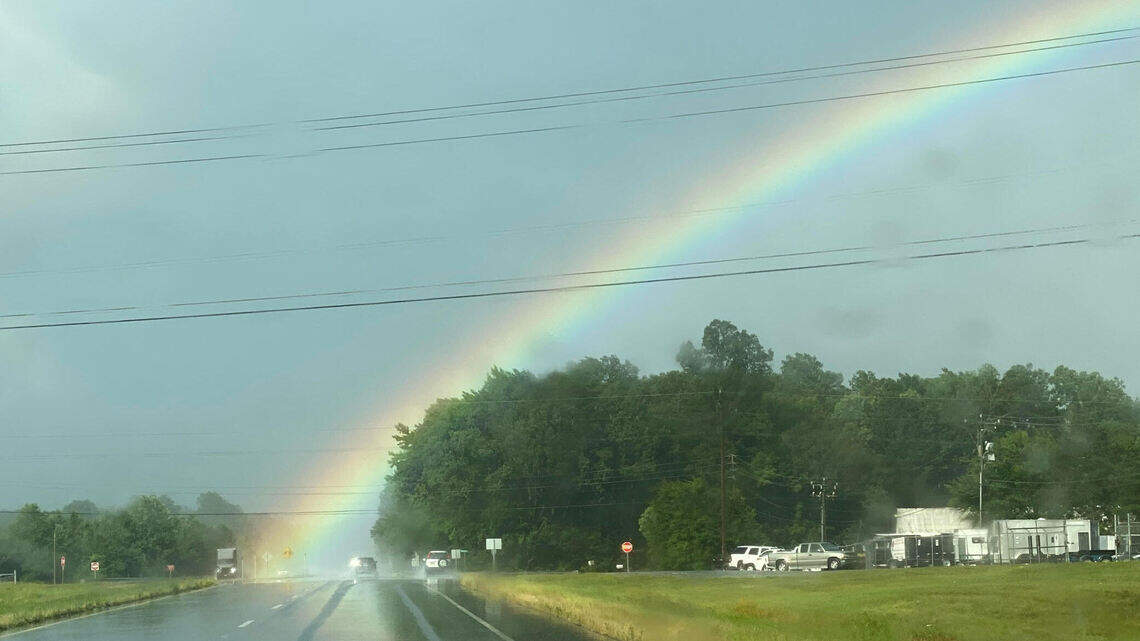 What’s at the end of a rainbow? Video captures spot in NC | Charlotte ...
