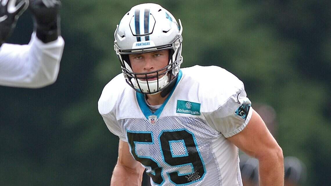 Carolina Panthers linebacker Luke Kuechly sits as precaution ...