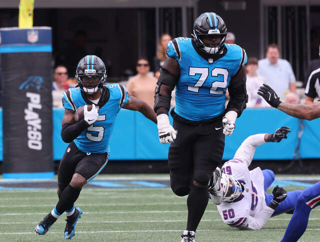 Panthers must change Hubbard-Dowdle running plan after loss | Charlotte ...