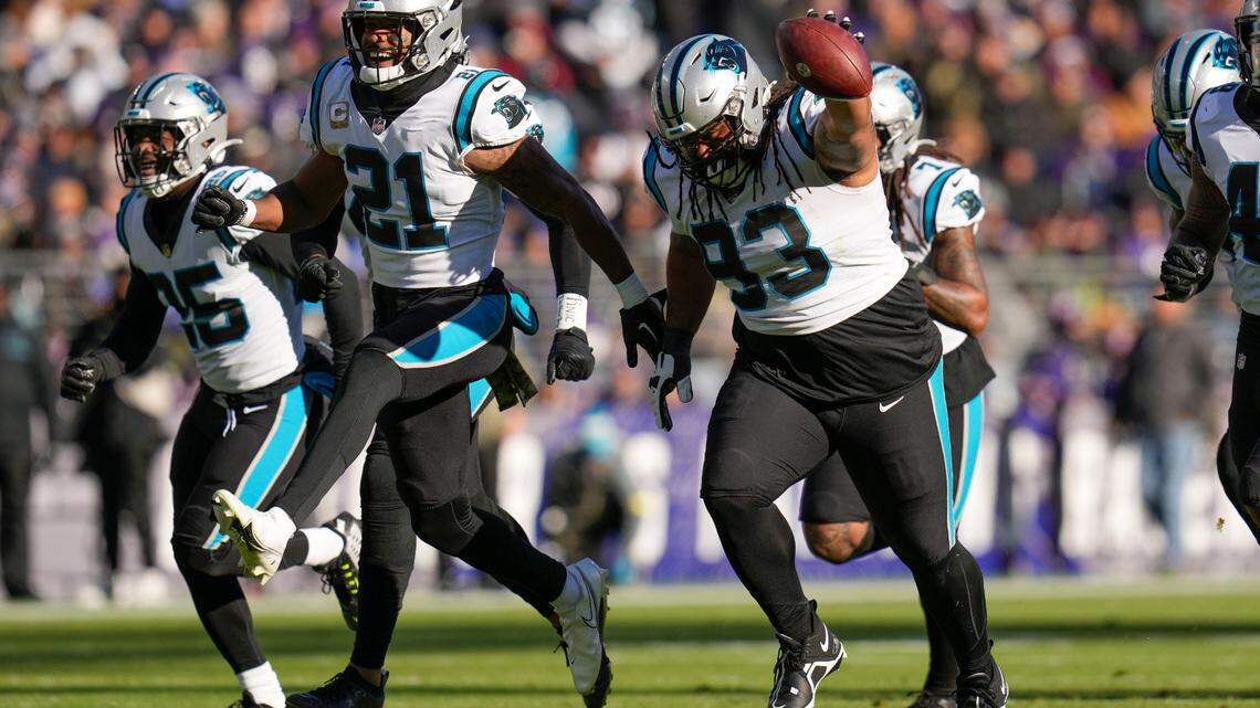 Panthers’ Wash praises Rhule era holdover DL Bravvion Roy | Charlotte ...