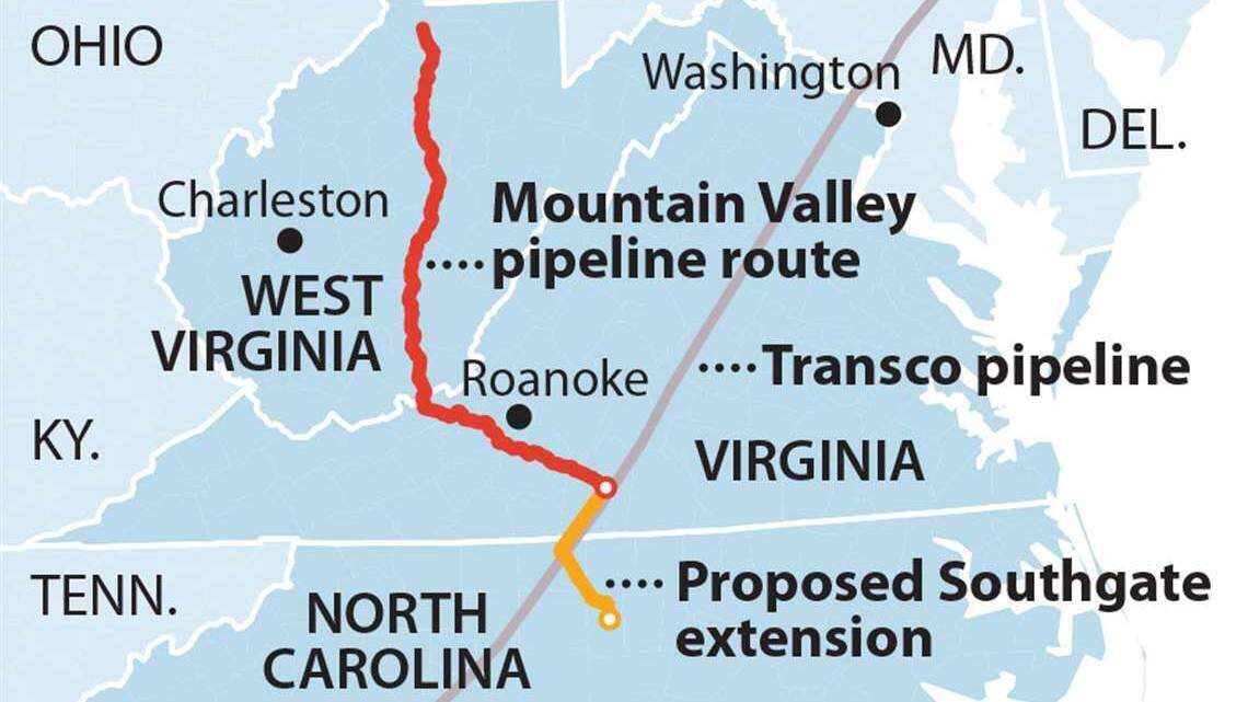 MVP Southgate gets key FERC approval for NC gas pipeline | Raleigh News ...