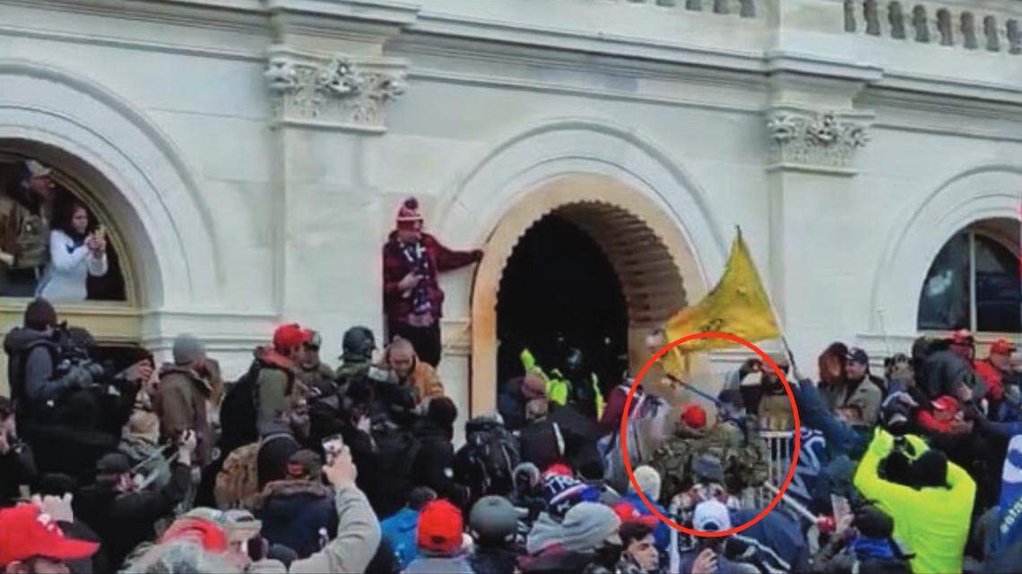 Jan 6 riot, Capitol: NC man sentenced, threw pole at police | Durham ...