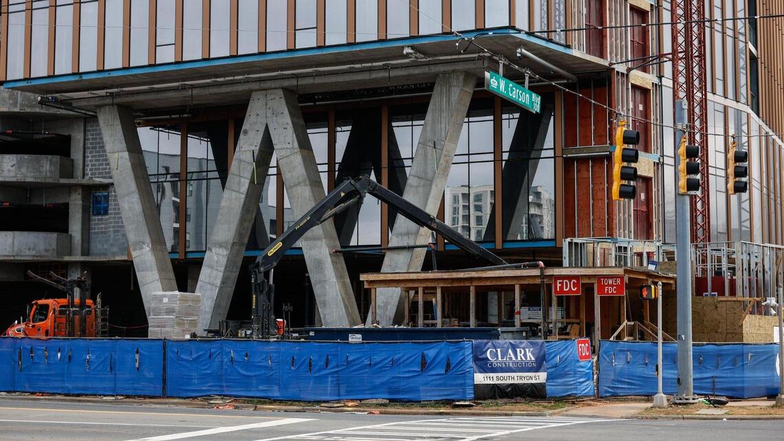 Charlotte’s Queensbridge Collective finishes first tower frame ...