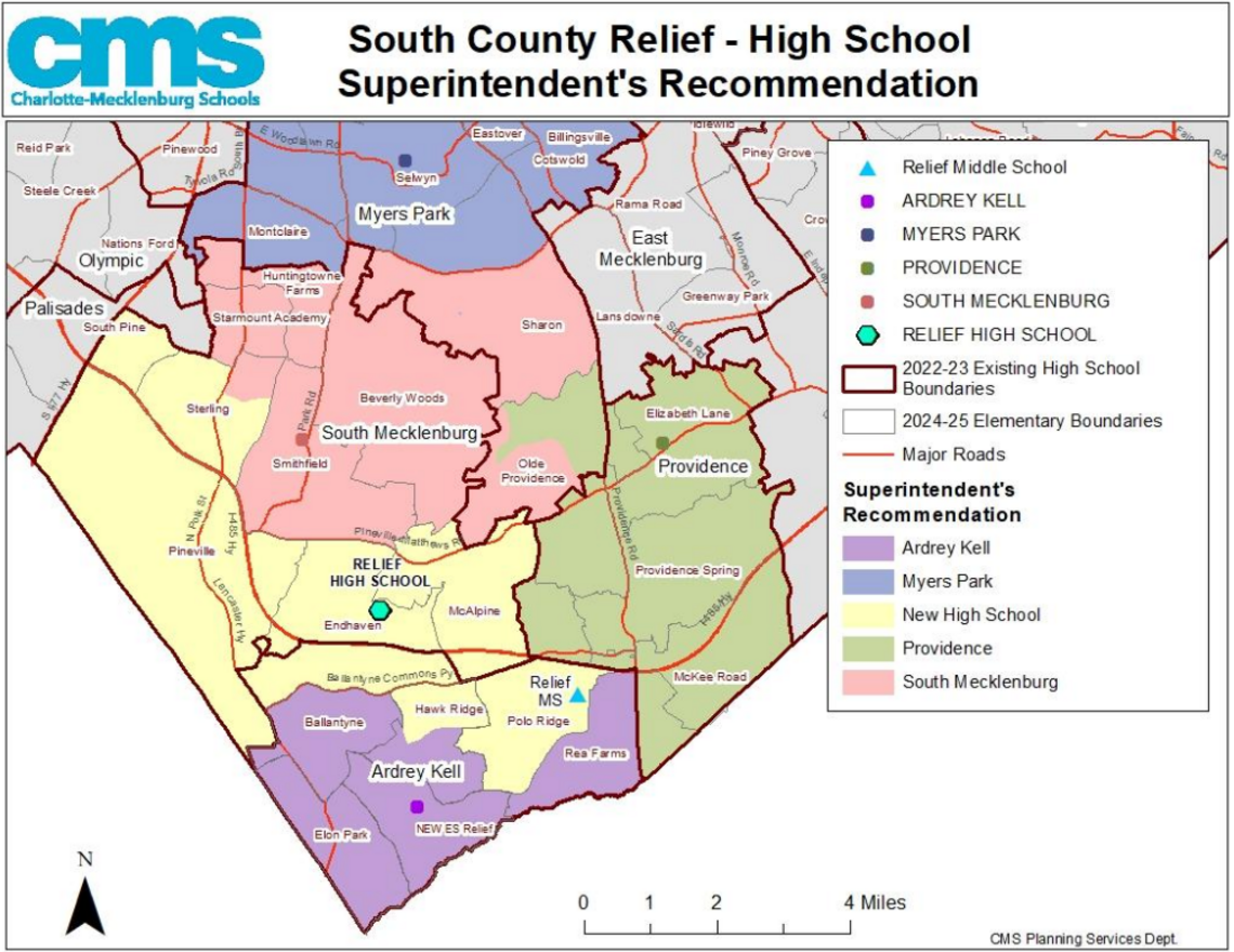 What to know about new CMS boundary maps for south Charlotte ...
