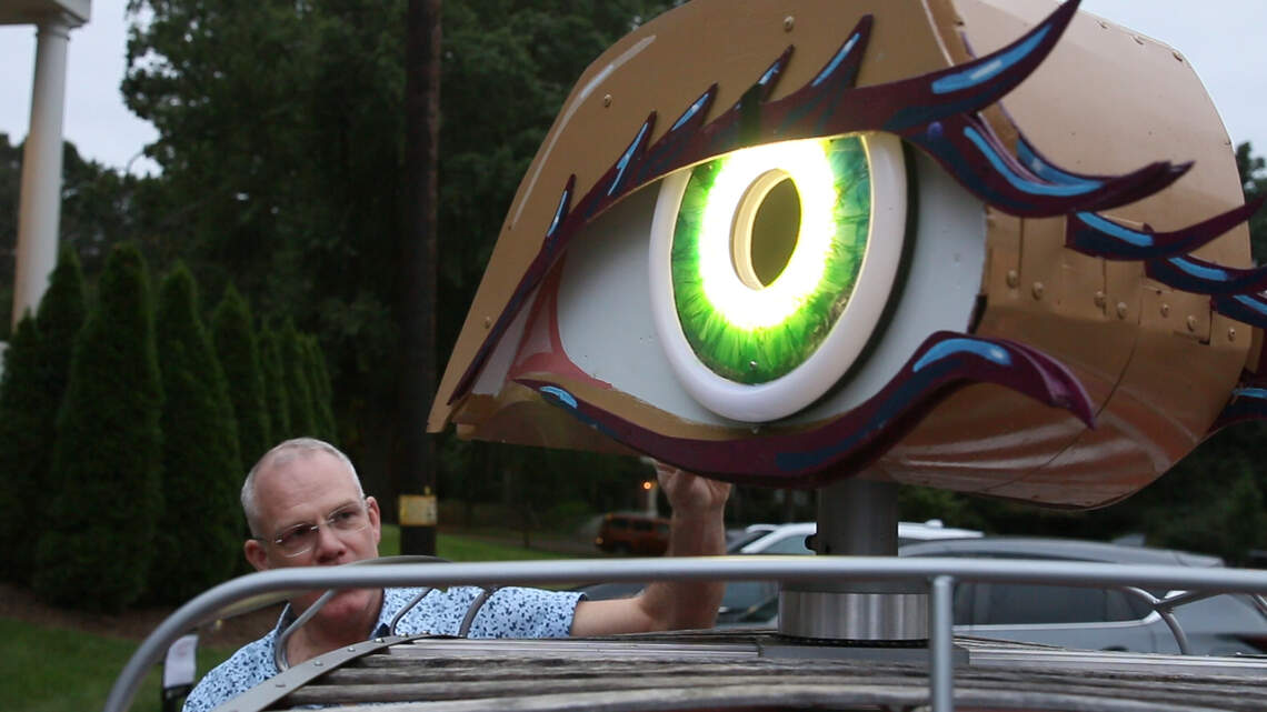 Charlotte NC artists team up on projection mural project | Charlotte ...