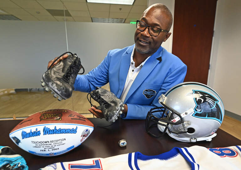 Former Carolina Panther Muhsin Muhammad discuss 2024 NFL Draft ...