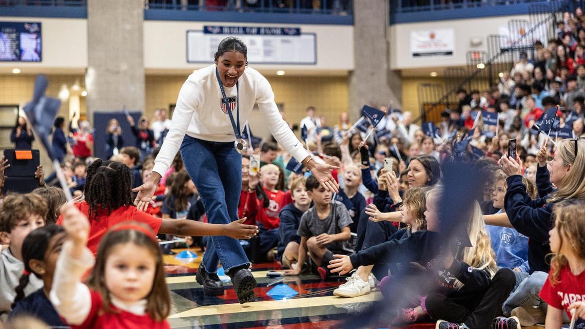 Providence Day celebrates Anna Cockrell’s Olympic silver medal ...