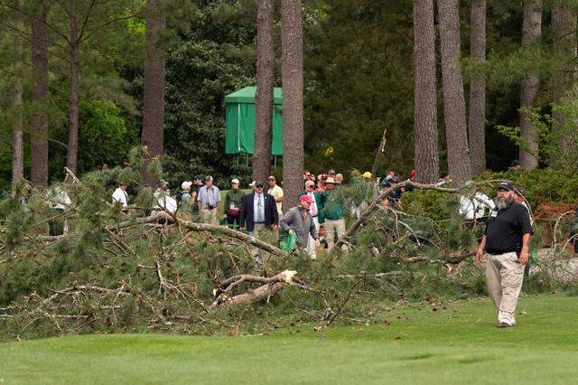 Masters 2023: Trees fall at Augusta National near patrons | Charlotte ...