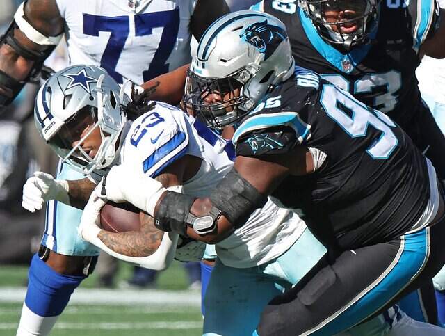 Carolina Panthers’ Derrick Brown dominating force on defense ...