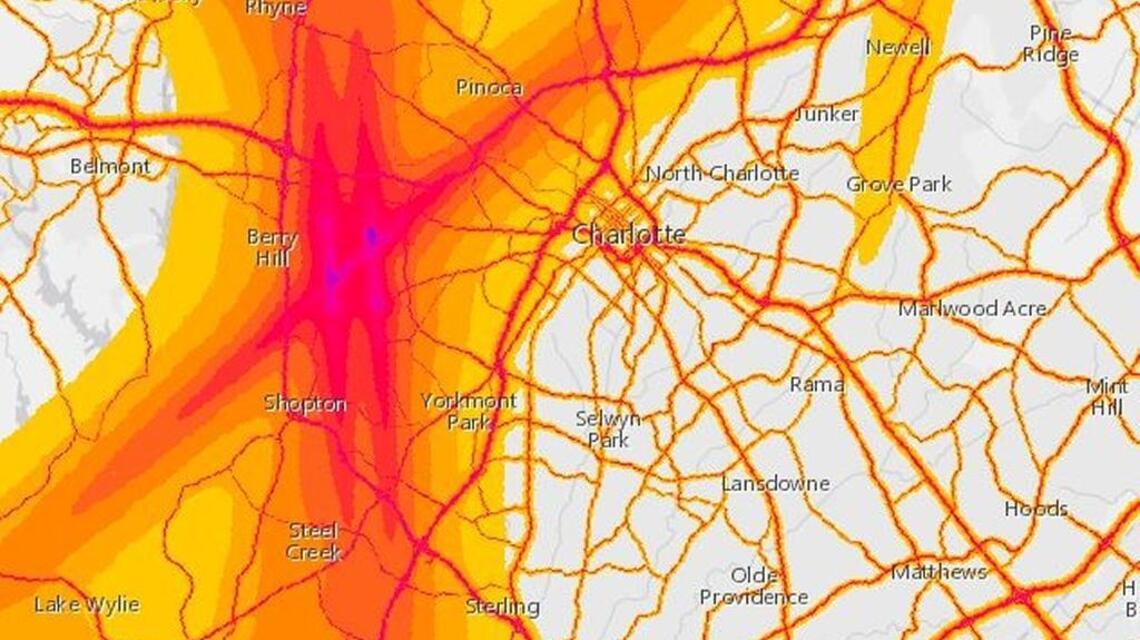 New U.S. Department of Transportation map shows noise from highways ...