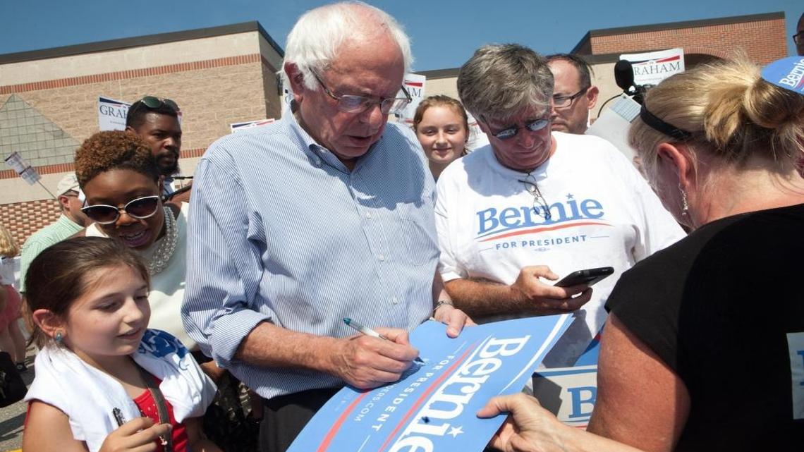 Carolinas a test for ‘Bernie mania’ | Charlotte Observer