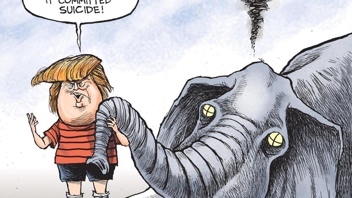 Siers cartoon: Trump at the zoo | Charlotte Observer