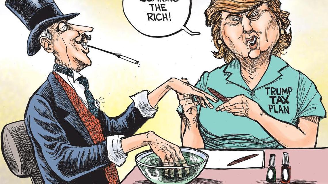 Siers cartoon: Trump soaks the rich | Charlotte Observer