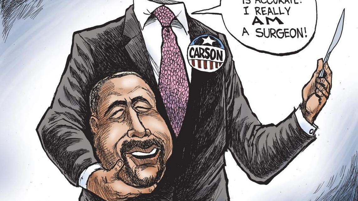 Siers cartoon: The Ben Carson story | Charlotte Observer