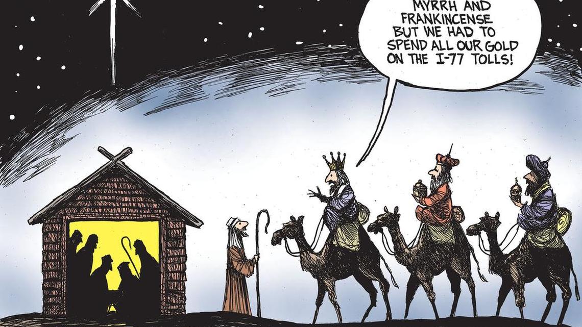 Siers cartoon: Gift of the Mecklenburg Magi | Charlotte Observer