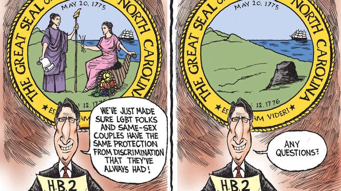 Siers cartoon: NC HB2 | Charlotte Observer