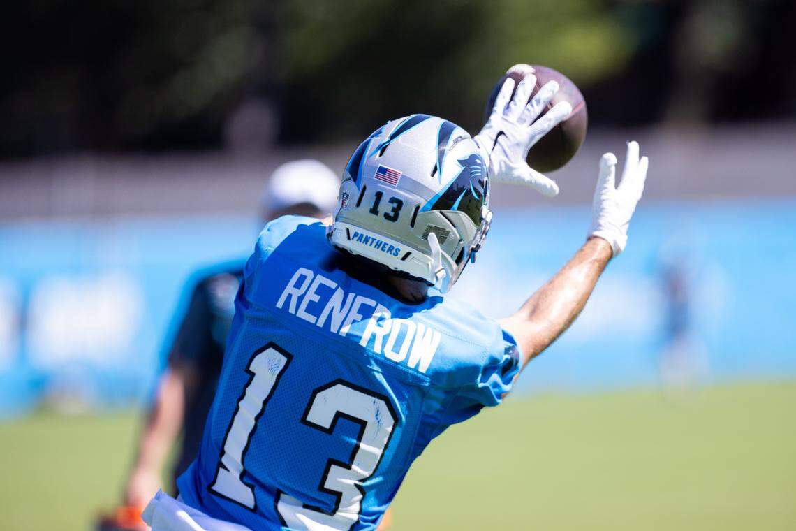 Hunter Renfrow back with Panthers after Jalen Coker injury | Charlotte ...